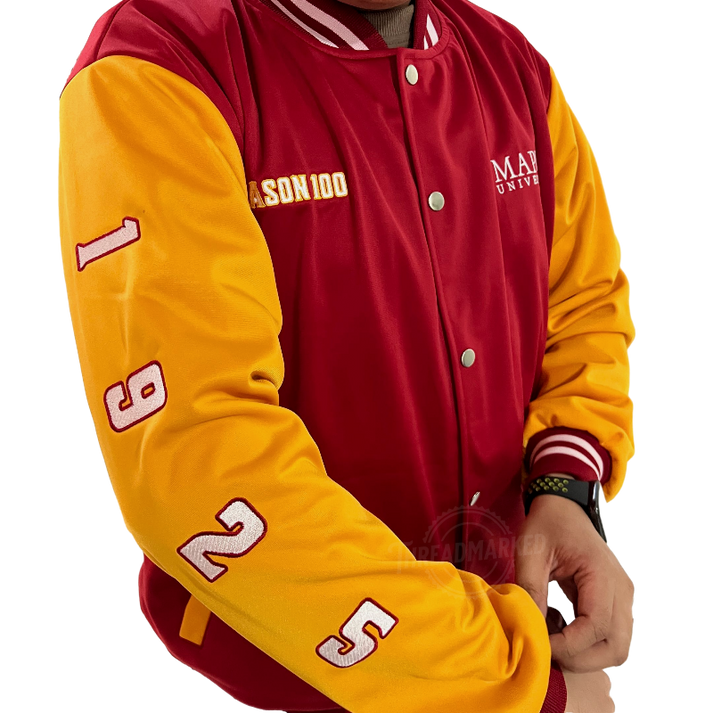 MAPUA Cardinals Season 100 Varsity Jacket - Red/Yellow [ON-HAND ...