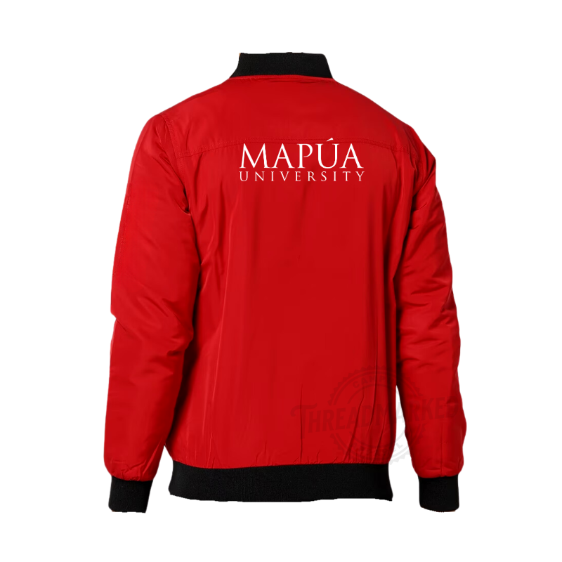 MAPUA Global Season 100 for Mapua 100 Bomber Jacket - Red – Threadmarkedph