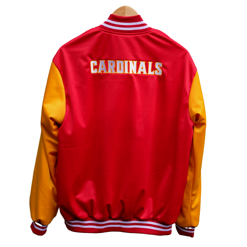 MAPUA Cardinals Season 100 Varsity Jacket - Red/Yellow [ON-HAND ...